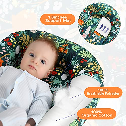 Lion Paw Baby Lounger Sleeper Nest with Replaceable Seasons Mat,100% ...