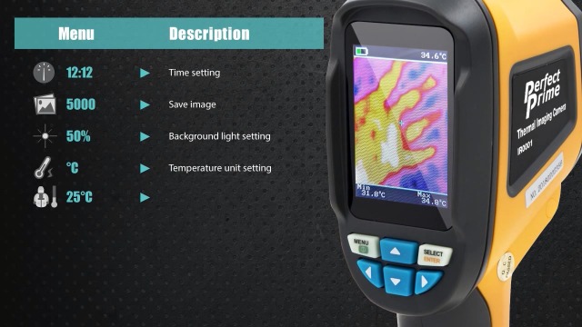 Watch PerfectPrime IR0001 Infrared ﹙IR﹚ Thermal Imager & Visible Light ...