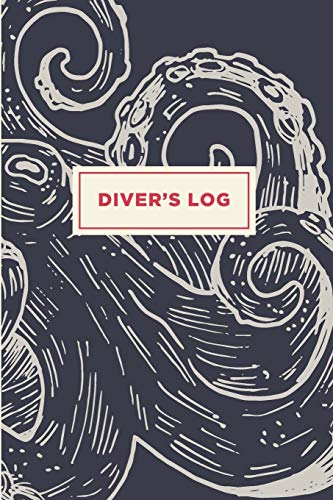 Scuba Diver Log Book: Track & Record 100 Dives - Nautical Vintage Style ...