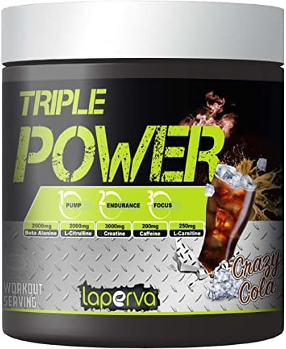 سعر LAPERVA Triple Power Pre-Workout Powder (Crazy Cola) فى السعودية ...