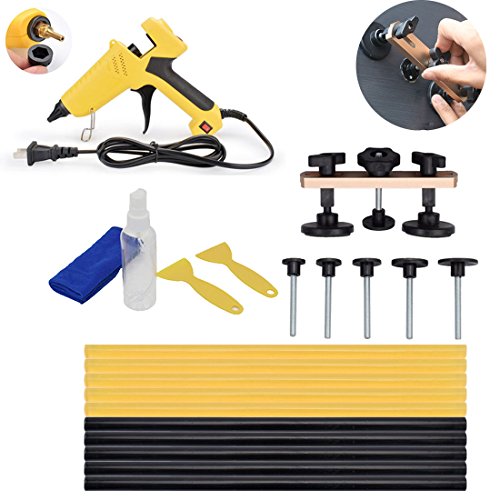 VTOLO 21 Pcs Pops a Dent Puller Tool Kit with Dent Bridge for Car Dent ...