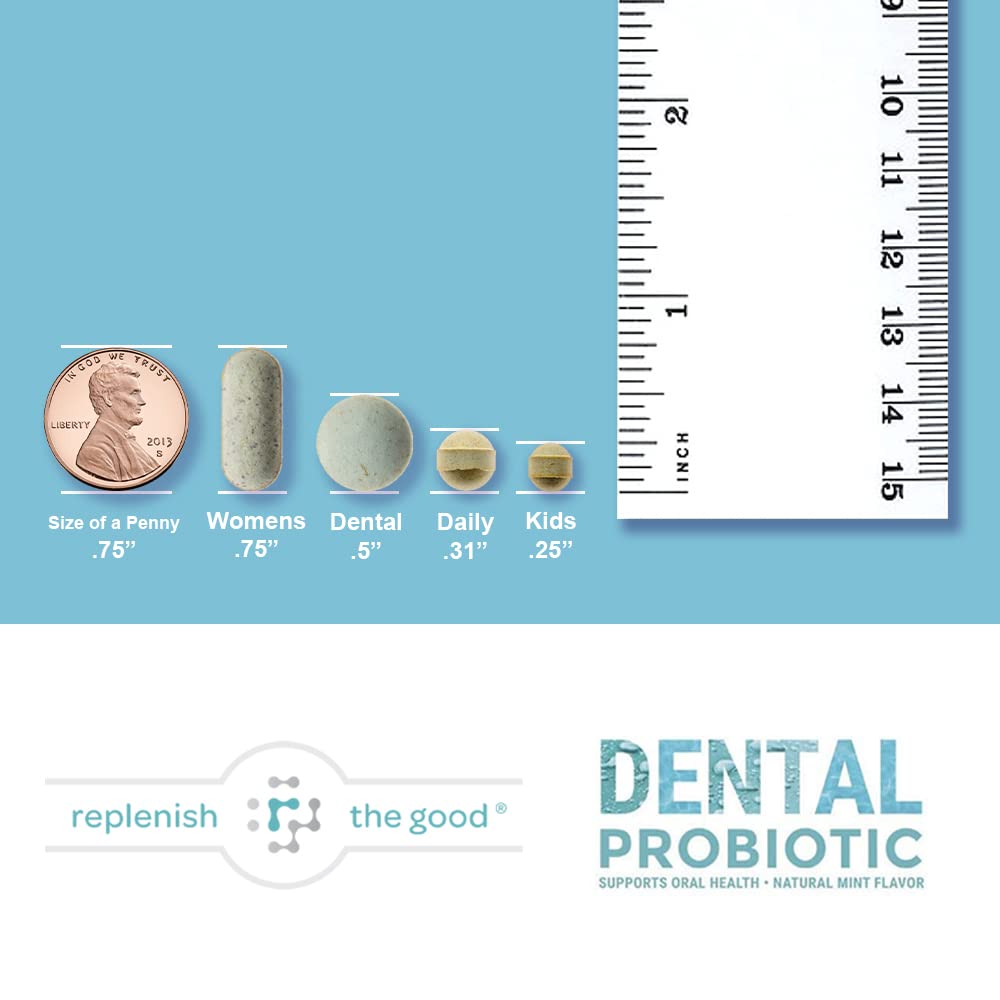 Mua Dental Oral Probiotic, 60 Chewable Tablets - Supplements w/BLIS K12 ...