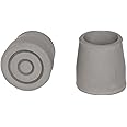 Amazon.com: Replacement Walker Tips, Reinforced Rubber, 1-Pair : Health ...