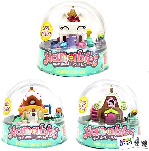Nanables Your World Your Way (3 Pack) Sparkle Day Spa, Dusted Donut ...