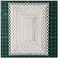 Amazon.com : Nested Stitched Scallop Rectangle Frame Cutting Dies ...