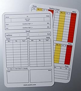 Printable Soccer Scorecards