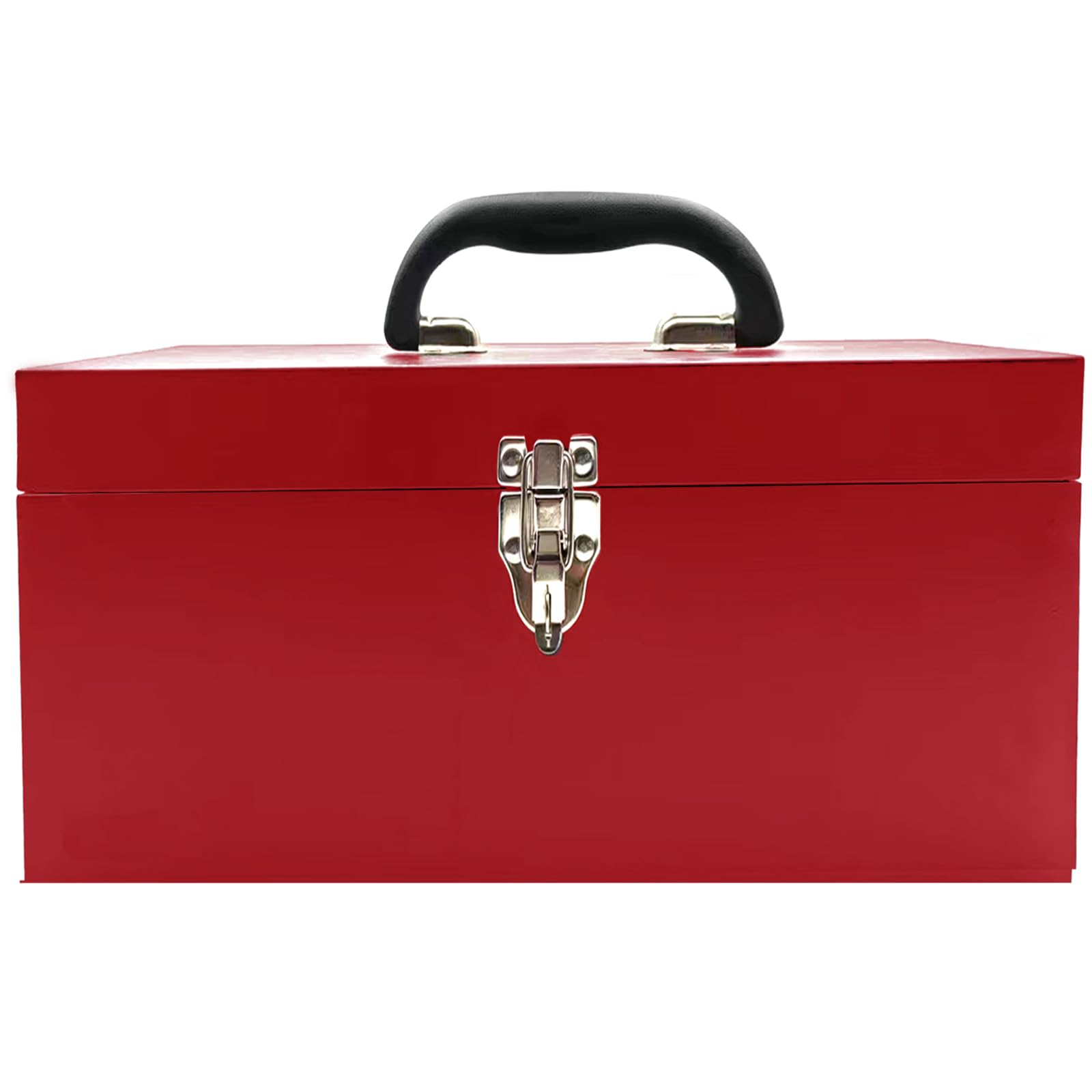 16" Portable Steel Heavy-duty Large Tool Box 18-Gauge Fishing Tackle Box Tool Box Drawer ...