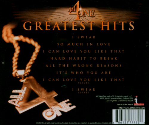 Disco de All-4-One: «Greatest Hits»