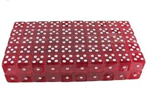 Amazon.com: 1000 (One Thousand) 19mm 6-Sided Red Gaming Dice, Perfect ...