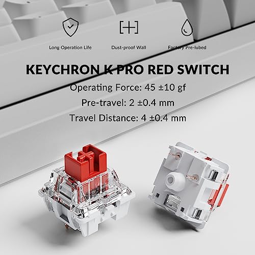 Keychron Q1 Pro Wireless Custom Mechanical Keyboard, QMK/VIA ...