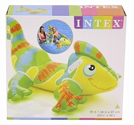 Intex Inflatable Smiling Gecko / Lizard Ride-on Pool Float: Amazon.co ...