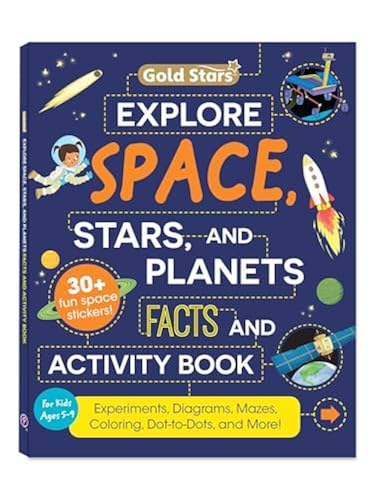 Explore Space, Stars, and Planets: Activity and Fact Book for Kids Ages ...