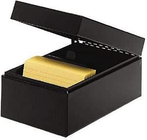 Steelmaster Steel Card File Box, Fits 3 x 5 Index Cards, 800 Card ...