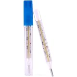 GIMA Classic/Clinical/glass fever thermometer, thermometer easy to read ...