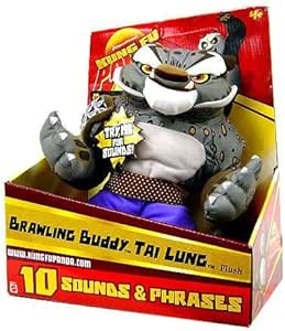 Amazon.com: Kung Fu Panda Brawling Buddy Plush Doll (Sound & Phrases ...