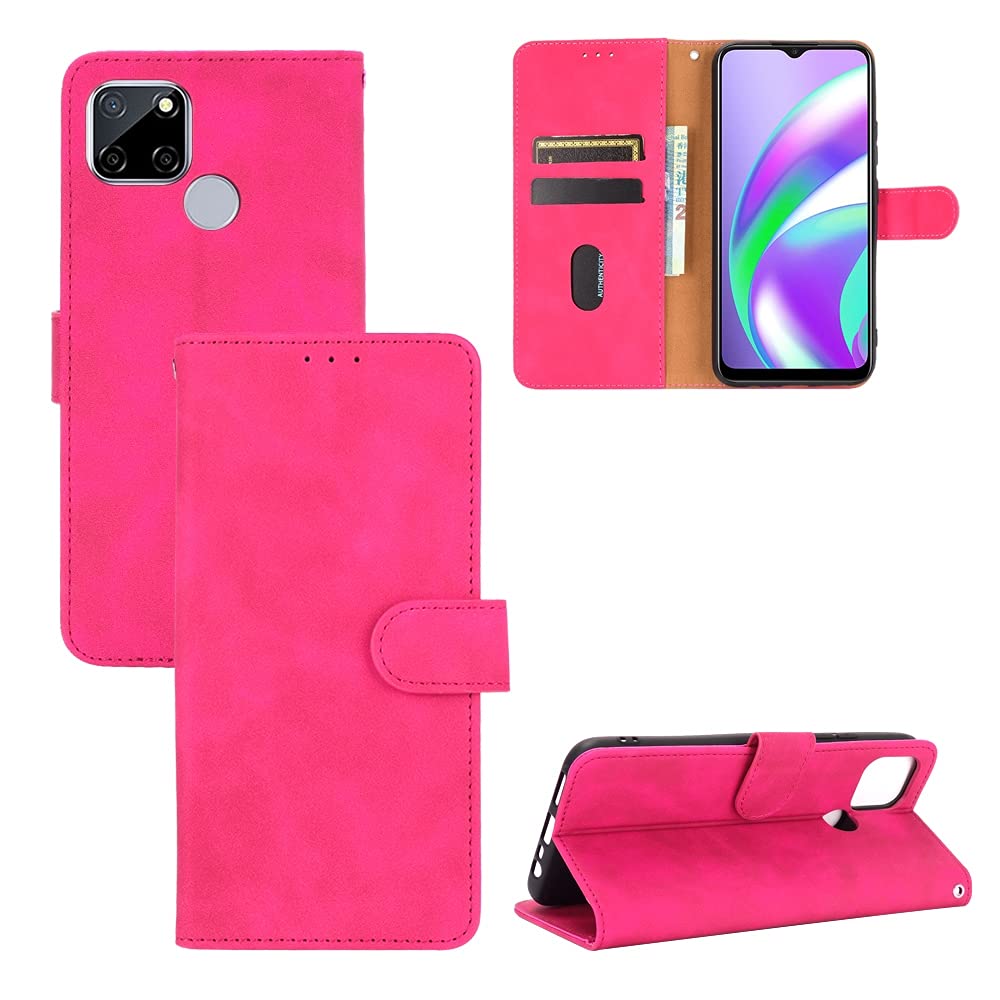 Cell Phone Cases for Oppo A15 Solid Color Skin Feel Magnetic Buckle ...