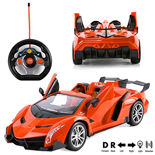 Buy eBigValue 2.4Ghz RC Super Racing Sports Orange Car Convertible ...