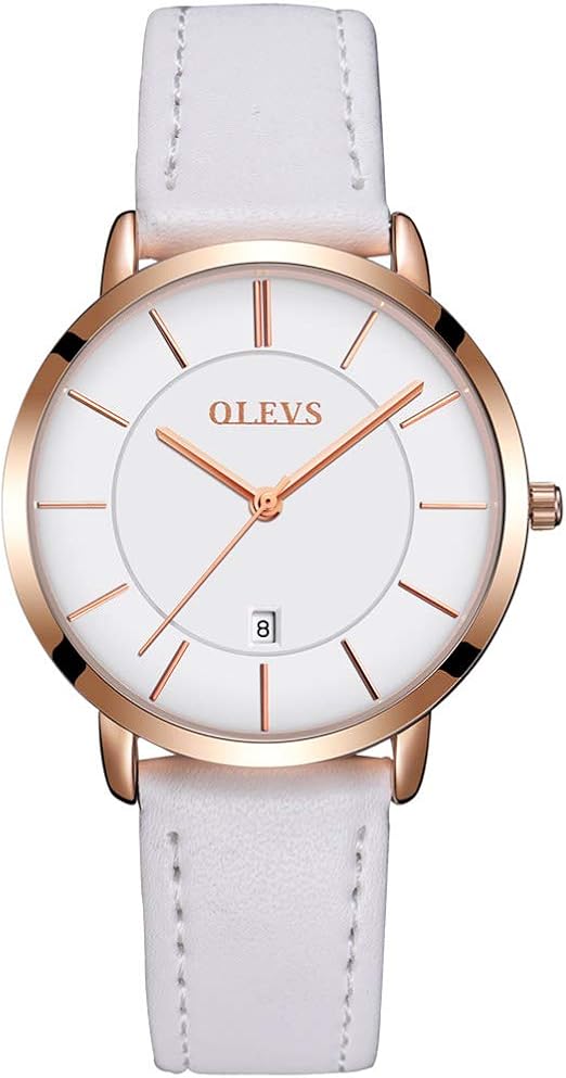 OLEVS Women Wrist Watches Ultra Thin 6.5mm Minimalist Business Dress ...