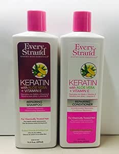 Amazon.com : Every Strand Keratin With ALOE VERA + VITAMIN-E Repairing ...