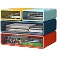 Amazon.com: Stackable Office Storage Box with Drawers｜Office Desk ...