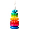 Amazon.com: Fat Brain Toys SpinAgain Kids Stacking Toy : Toys & Games