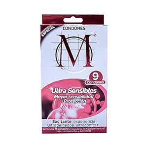Condones M Ultra Sensibles 9 piezas: Amazon.com.mx: Salud, Belleza y ...