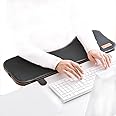 FUZADEL Ergonomics Desk Extension Shelf Foldable Desk Arm Rest Clamp On ...