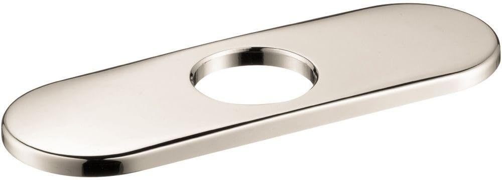hansgrohe Base Plate for Traditional Single-Hole Faucets, 6" Upgrade 7 ...
