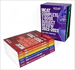 MCAT Complete 7-Book Subject Review 2022–2023: Books + Online + 3 ...