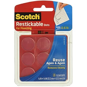 Amazon.com: Scotch 010-300S 300/Pack Adhesive Dots, Small: Arts, Crafts ...