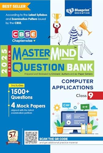 Computer Applications class 9 Mastermind Cbse Question Bank for 2024-25 ...
