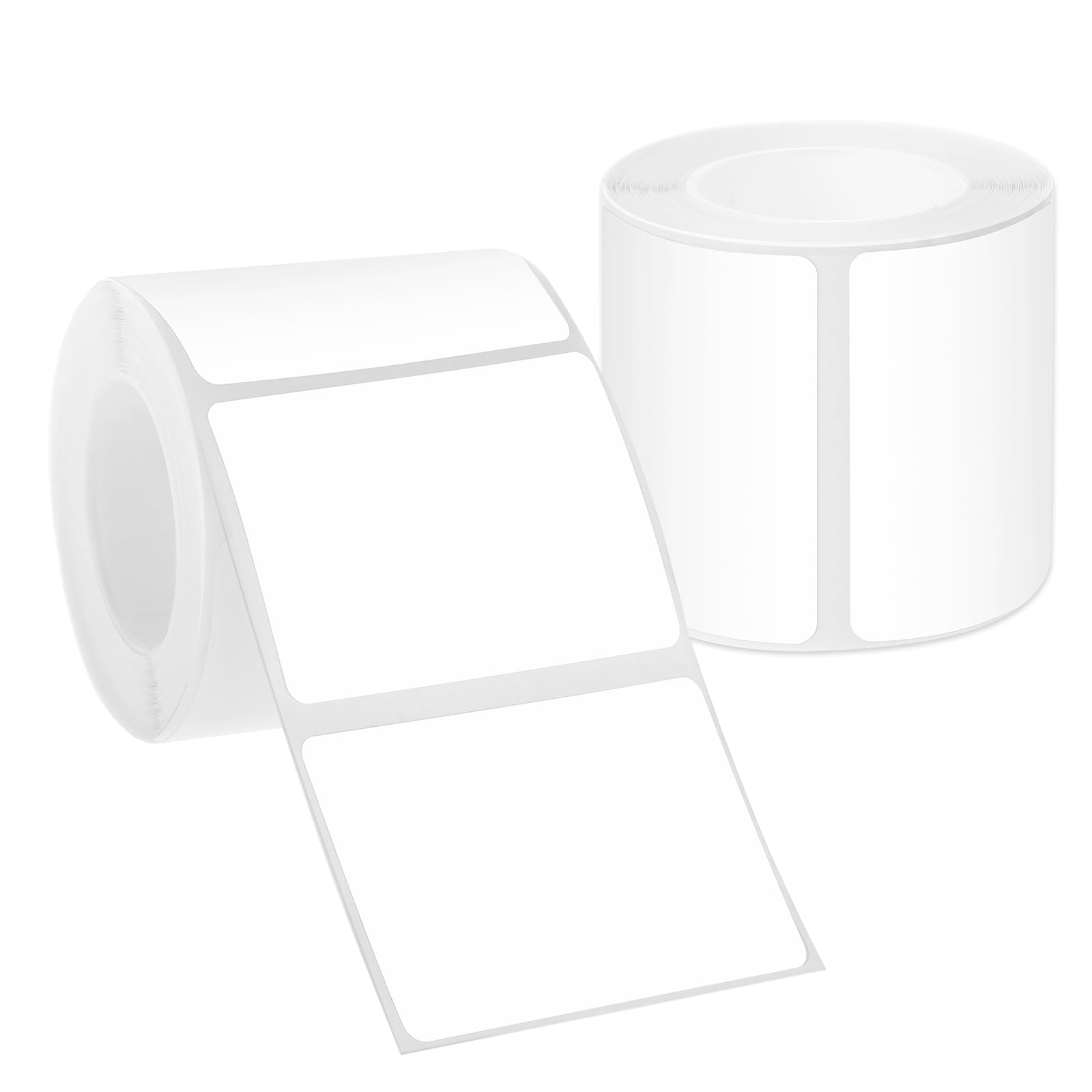 Molain 2 Inch White Thermal Circle Sticker Labels, Self-Adhesive Round ...