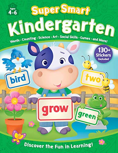 Super Smart Workbook: Kindergarten-Covers 8 essential subjects and ...