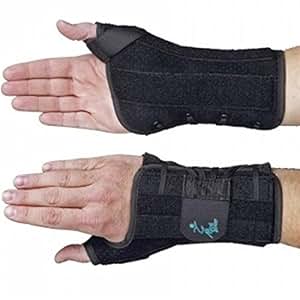 Amazon.com: Med Spec Ryno Lacer Wrist Support Short, Black, Small Right ...