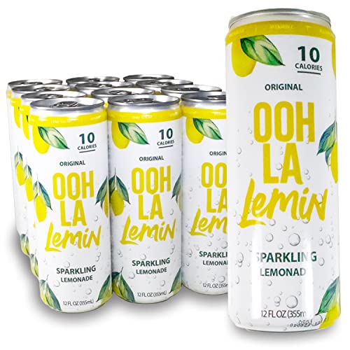 Ooh La Lemin Sparkling Original Lemonade, All Natural, 10 Calorie ...