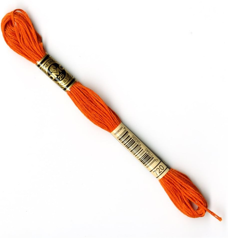 DMC 117MC/720 | Rust Mouliné 100% Stranded Cotton | 8m Skein: Amazon.co ...