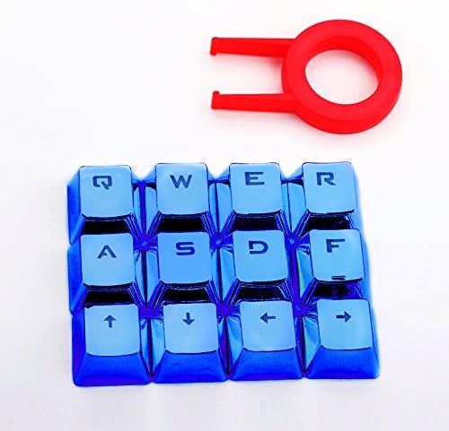 Amazon.com: Redragon A103B Mechanical Keyboard Caps 12 Chrome keycaps ...