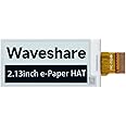 Amazon.com: Waveshare 2.13inch E-Ink Raw Display Compatible with Raspberry Pi 4B/3B+/3B/2B/B+/A+ ...