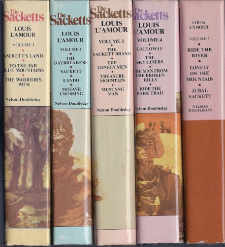 The Sacketts, 5 Volume Set, 18 Titles: Louis l'Amour: Amazon.com: Books