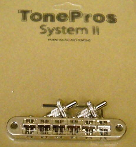 Amazon.com: Tonepros® System II Nashville Style Notched Bridge - Nickel ...