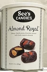 Amazon.com : See's Candies 1 lb. Almond Royal(r) : Chocolate ...