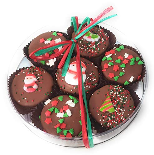 Olde Naples Christmas Chocolate Dipped Oreo Cookies, Hand decorated ...