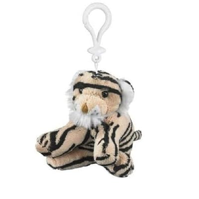 Buy Wildlife Artists Plush Tiger Stuffed Animal Backpack Clip Toy ...