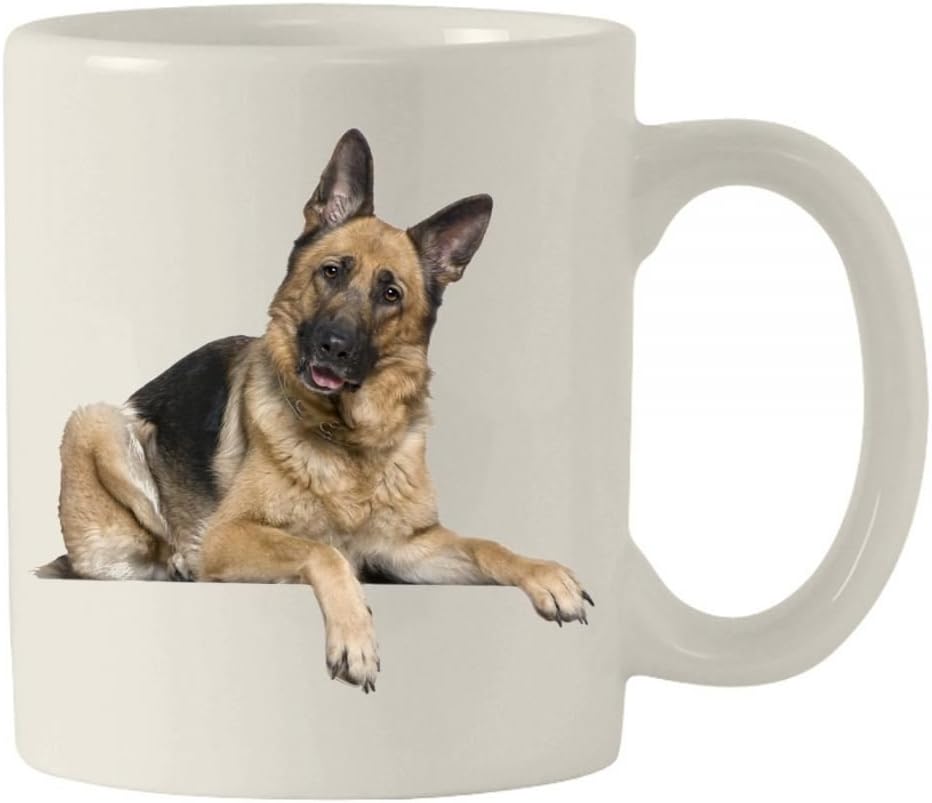 German Shepherd Ceramic Mug: Amazon.co.uk: Kitchen & Home