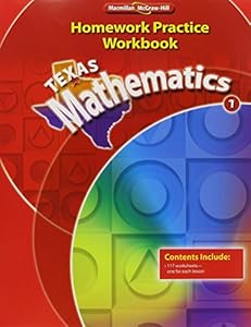 Texas Mathematics Homework Practice,... book