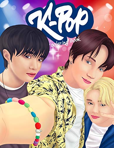 Kpop Coloring Book A Collection Of Portraits And Dance Scenes ...
