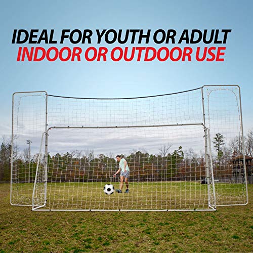 3 in 1 Soccer Goal, Backstop, Target | 12x6 Soccer Goal with Soccer ...