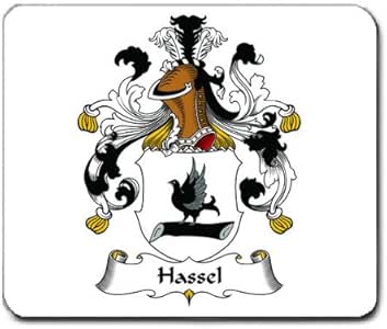 Amazon.com : Hassel Family Crest Coat of Arms Mouse Pad : Office Products