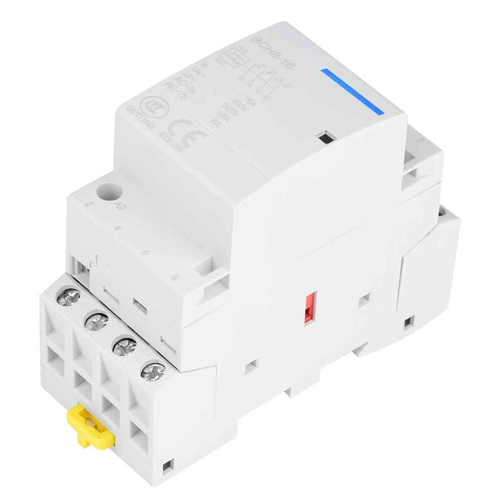 4P 2NO 2NC AC contactor,16A 24V 220V/230V 50/60Hz Household AC ...