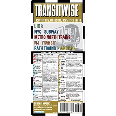 Mua Streetwise Transitwise New York City Subway Map - Manhattan Subway ...